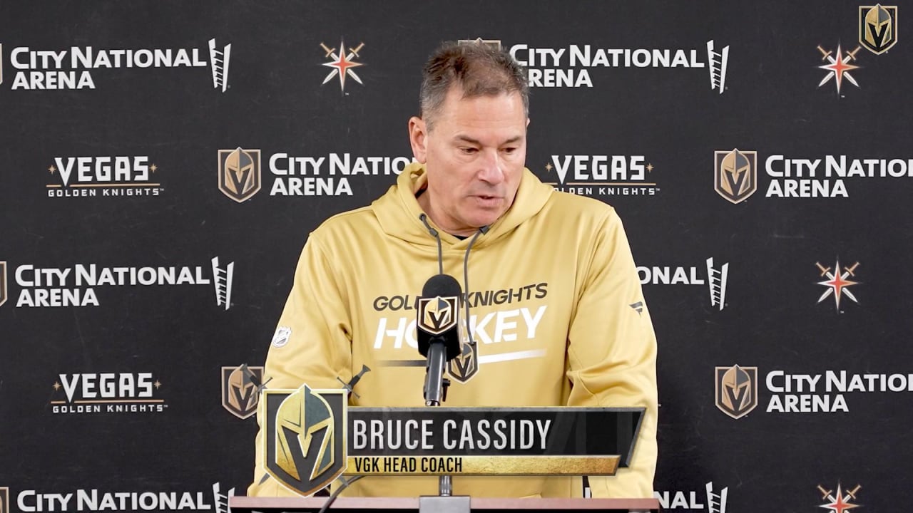 Cassidy Availability 1/18 | Vegas Golden Knights