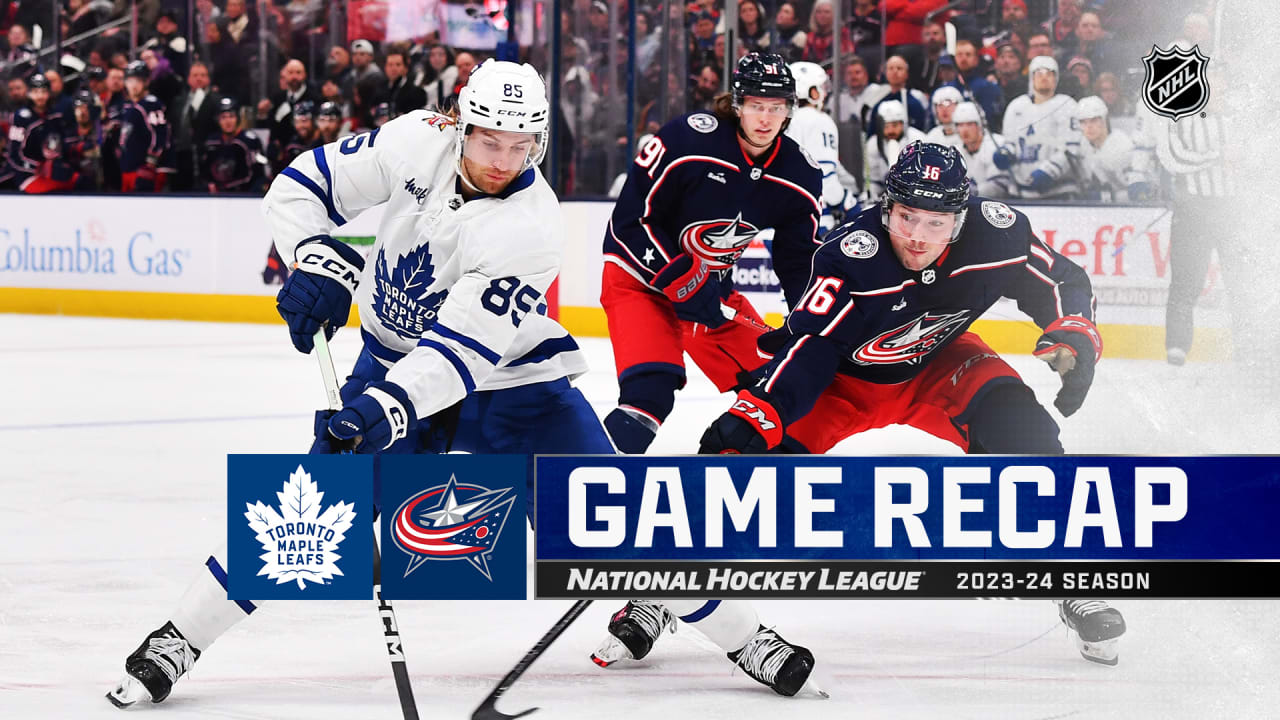 Matthews has 2 more goals, Maple Leafs defeat Blue Jackets | NHL.com