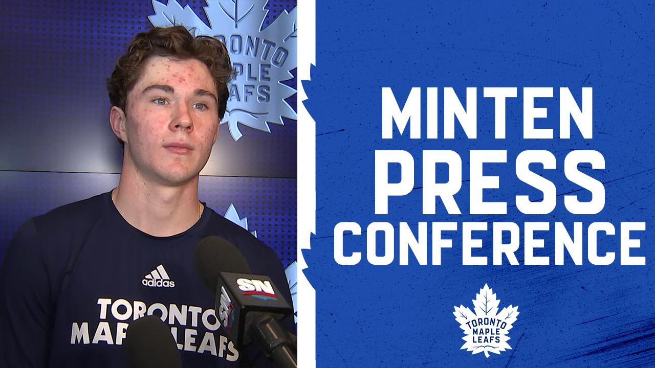 Fraser Minten - Pre Game | Toronto Maple Leafs