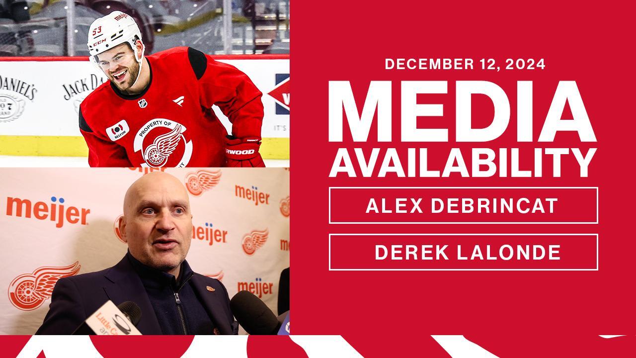 Alex DeBrincat and Derek Lalonde Media | Detroit Red Wings