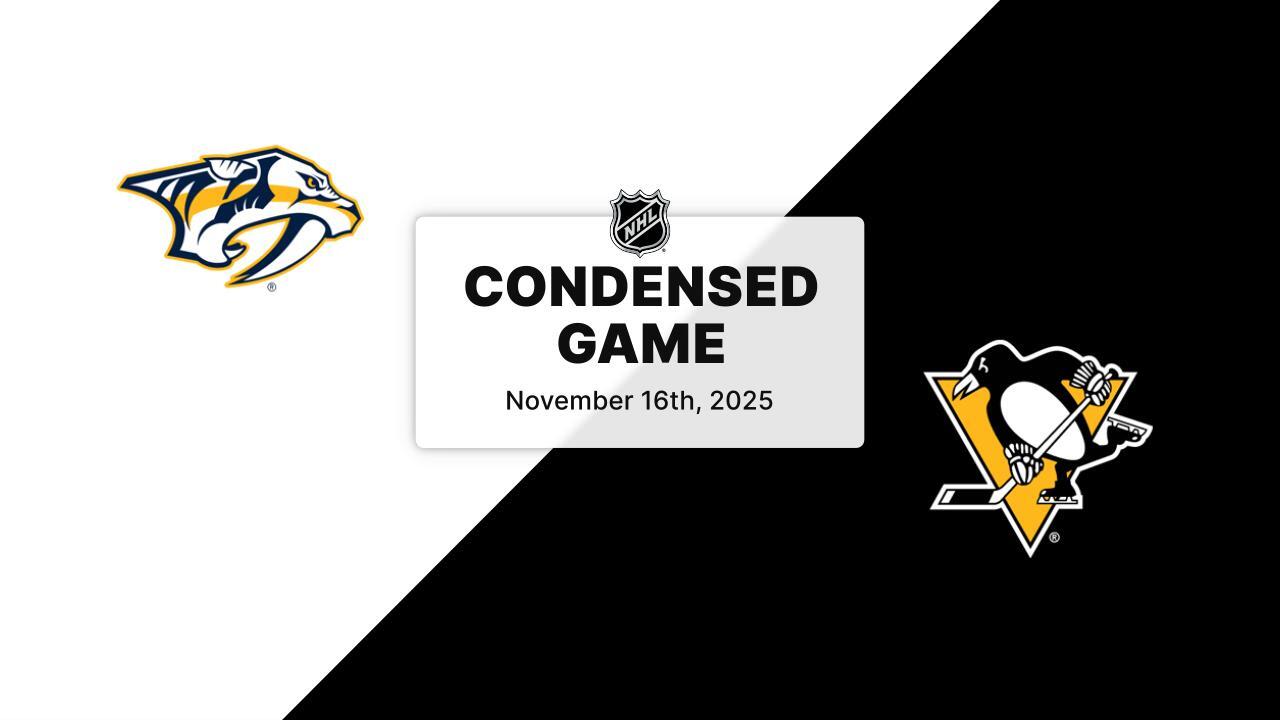 NSH at PIT | Global Series Condensed Game | NHL.com