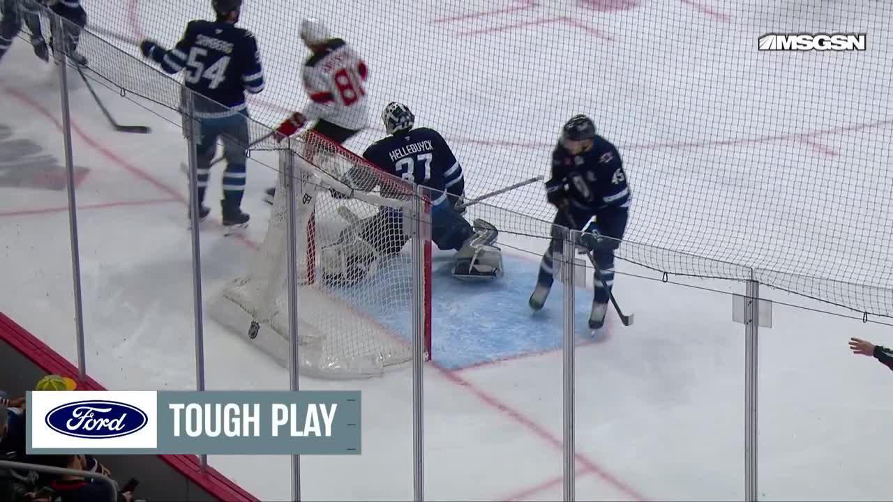 NJD@WPG: Glass scores goal against Connor Hellebuyck | New Jersey Devils