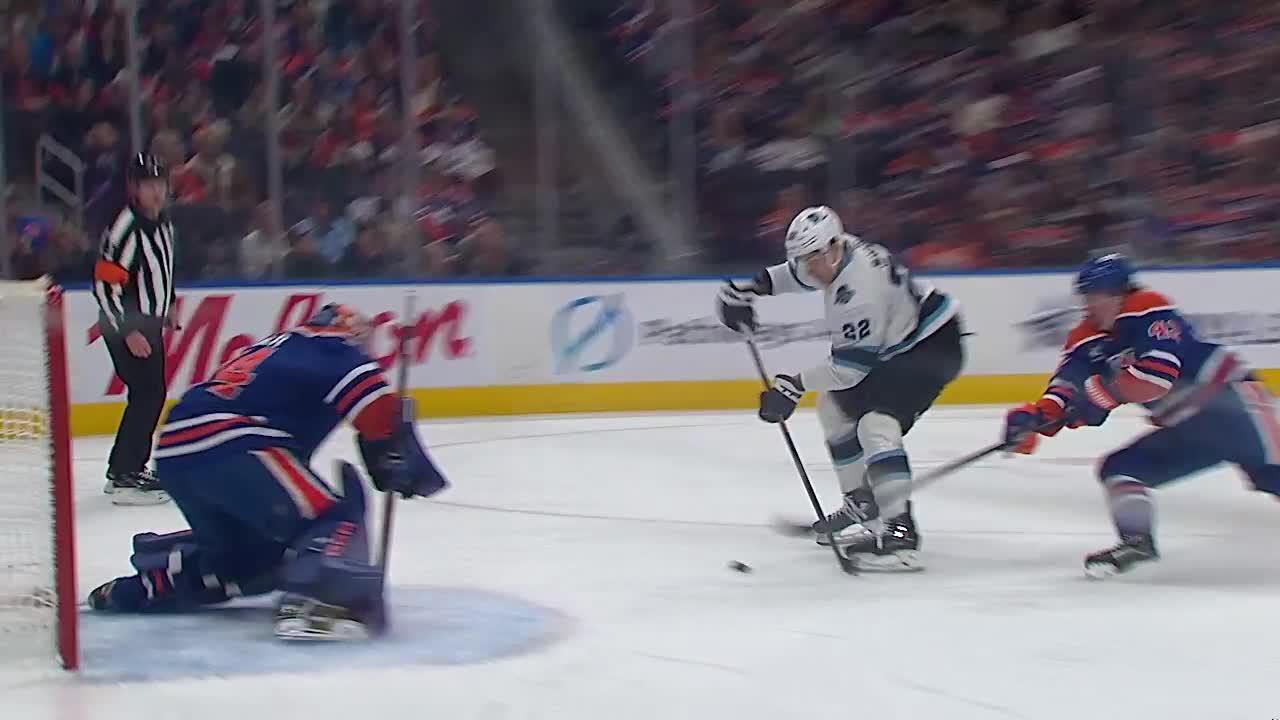 UTA@EDM: McBain scores goal against Stuart Skinner | Utah Mammoth