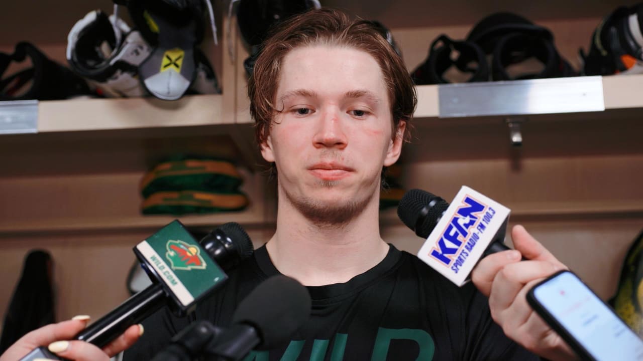 Boldy Game 5 Postgame at Vegas 4/29 | Minnesota Wild