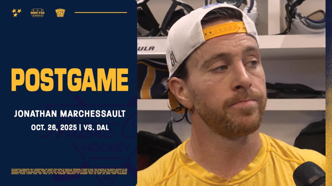 Postgame: Jonathan Marchessault | Nashville Predators