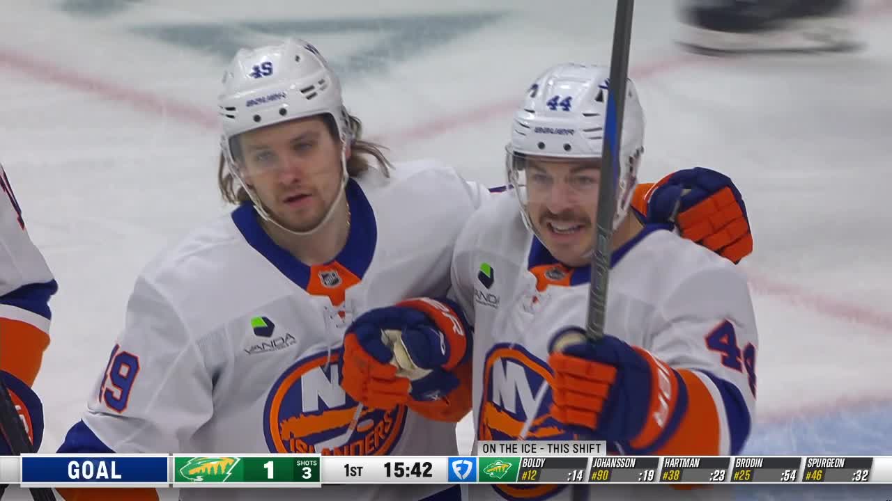 NYI@MIN: Pageau scores goal against Filip Gustavsson | NHL.com