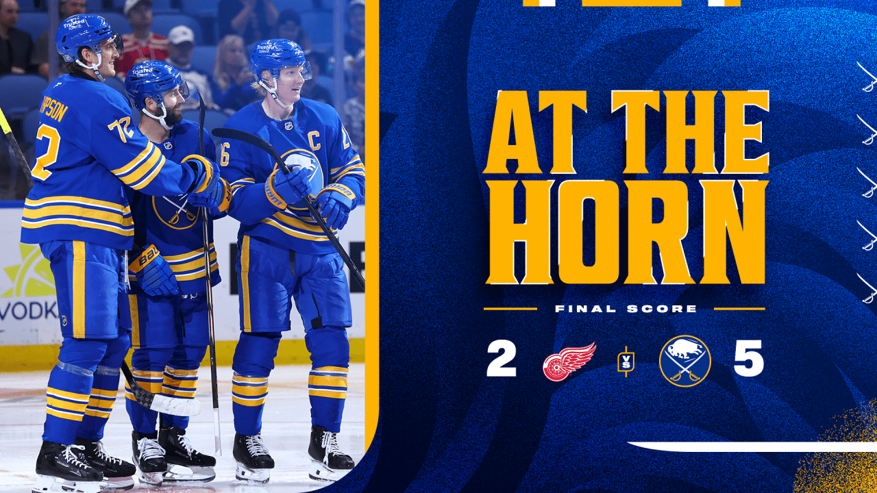 At the Horn | Sabres 5 - Red Wings 2 | Buffalo Sabres