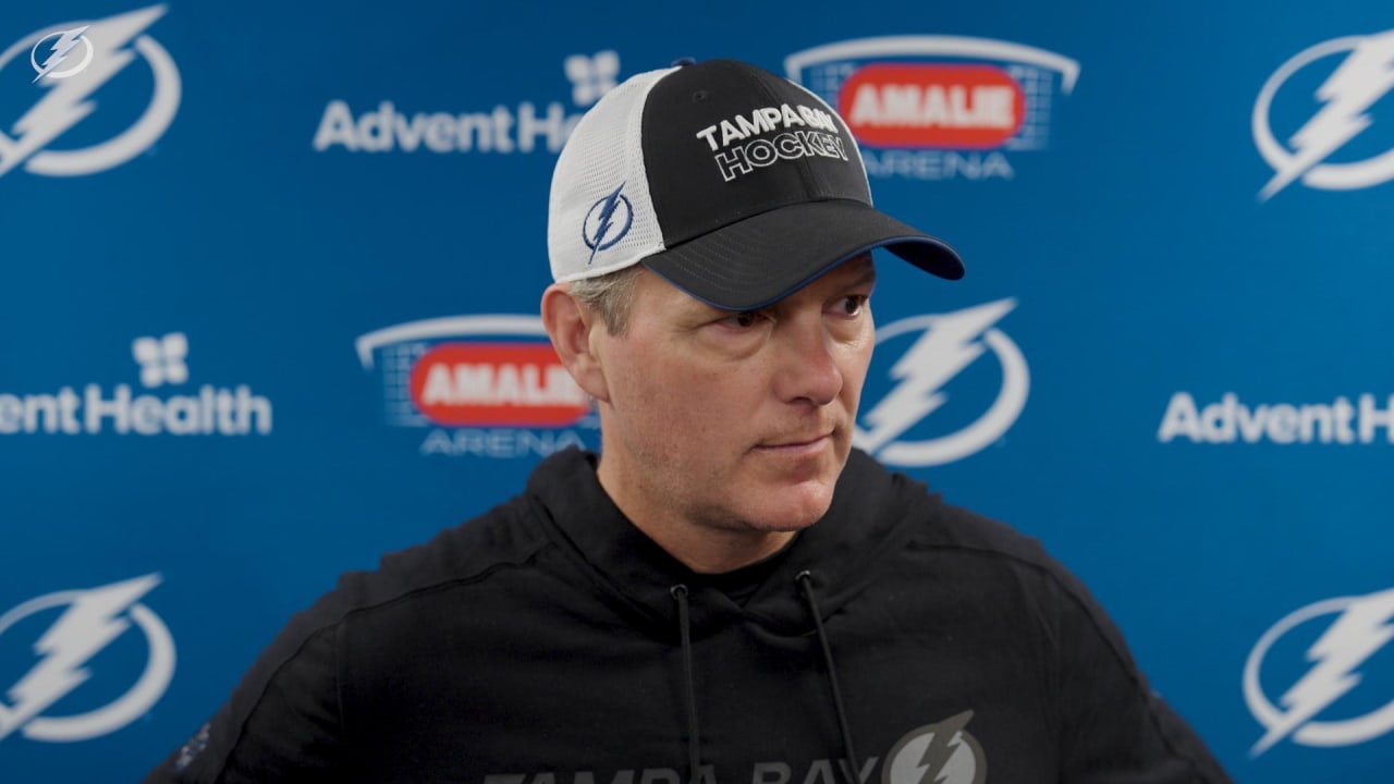 Jon Cooper | Pregame vs Buffalo Sabres | Tampa Bay Lightning