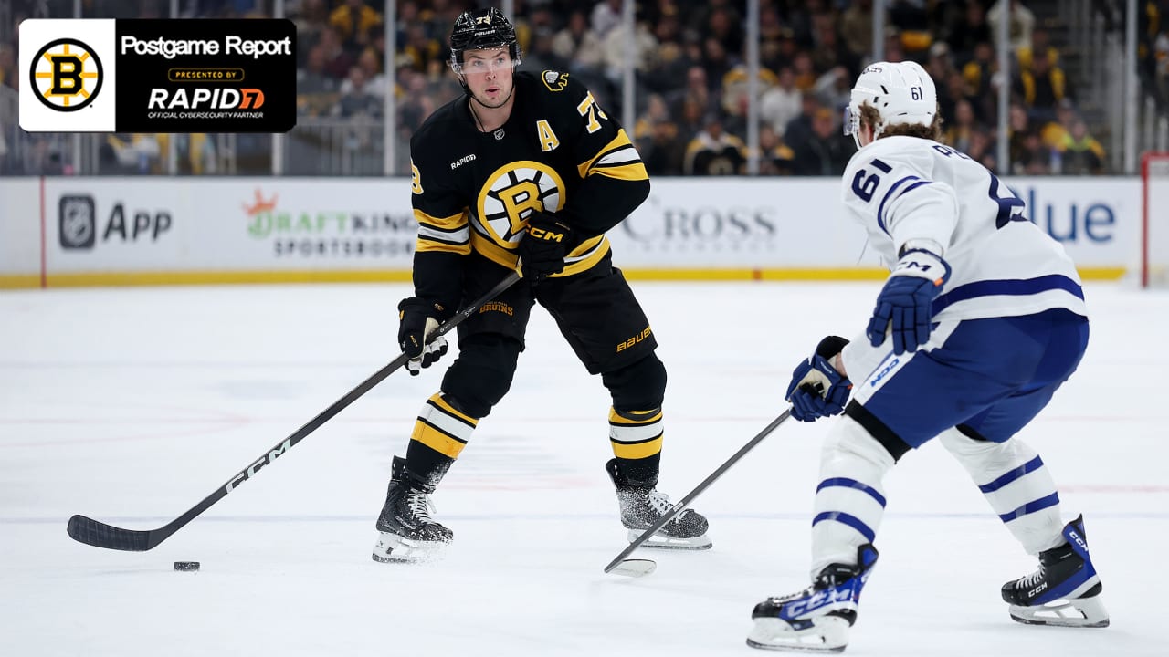 Bruins Fall 4-2 to Maple Leafs, ‘Not Good Enough’ | Boston Bruins