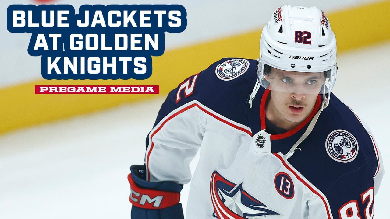 Blue Jackets @ Golden Knights | Pregame Media | Columbus Blue Jackets