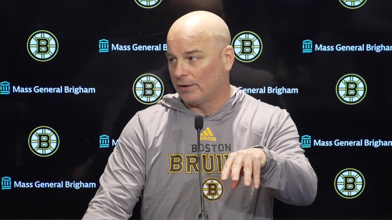 Press Room: Jim Montgomery | Boston Bruins