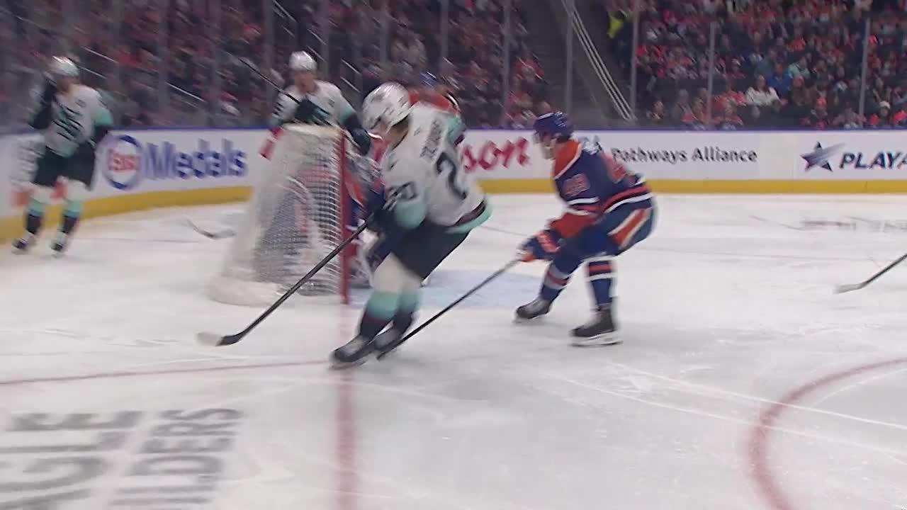 SEA@EDM: Tolvanen scores goal against Calvin Pickard | Seattle Kraken
