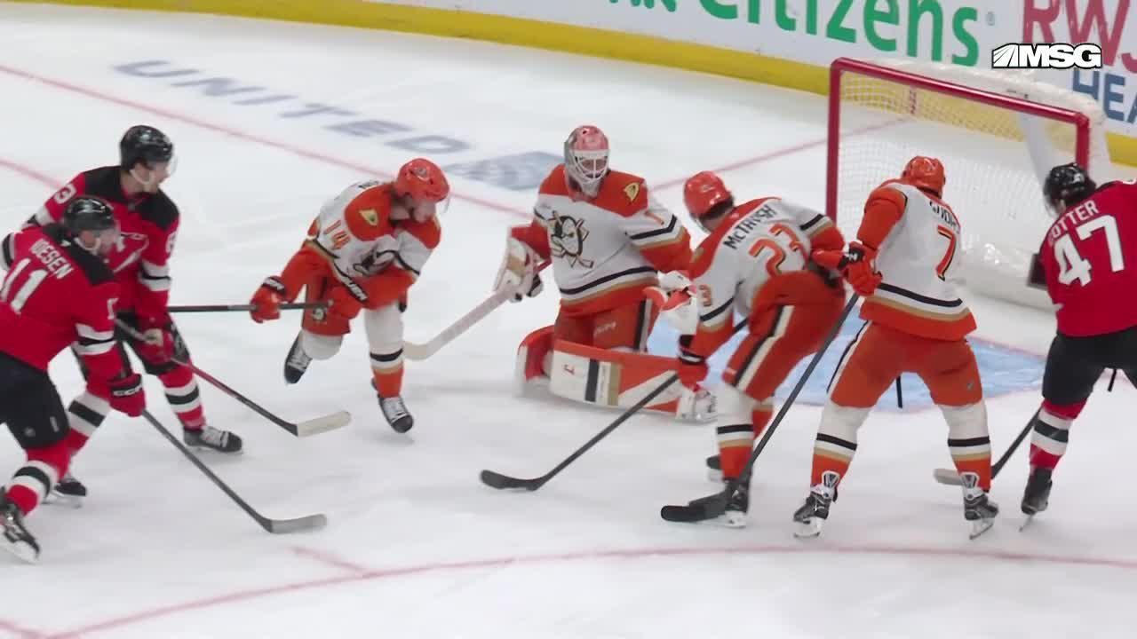 ANA@NJD: Cotter scores goal against Lukas Dostal | New Jersey Devils