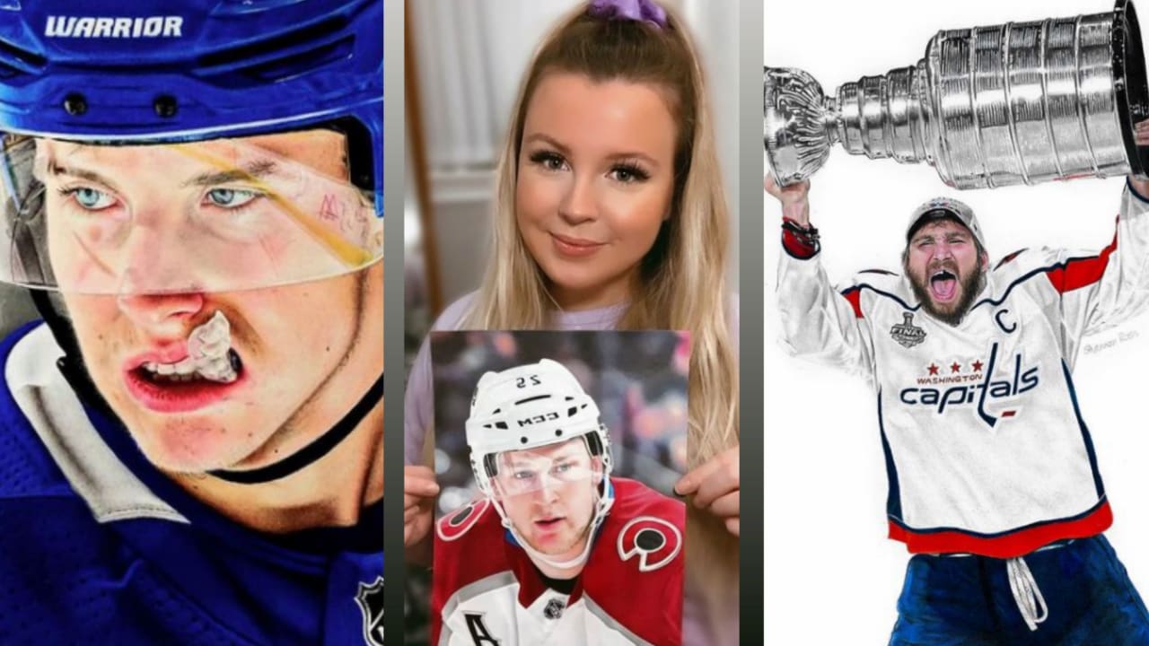 Hockey fan's realistic pencil drawings amaze with lifelike detail | NHL.com