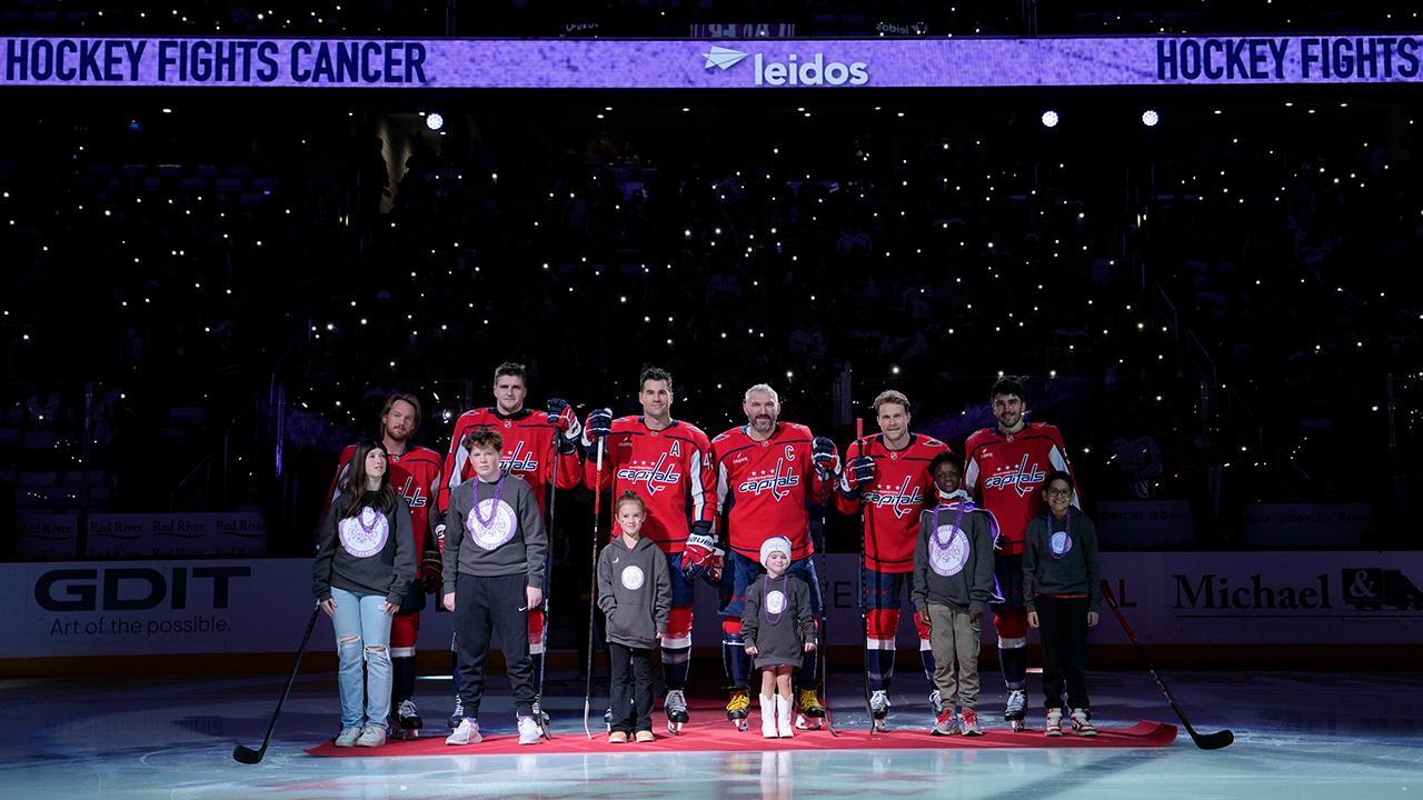 #HockeyFightsCancer Night | Starting Lineup Ceremony | Washington Capitals