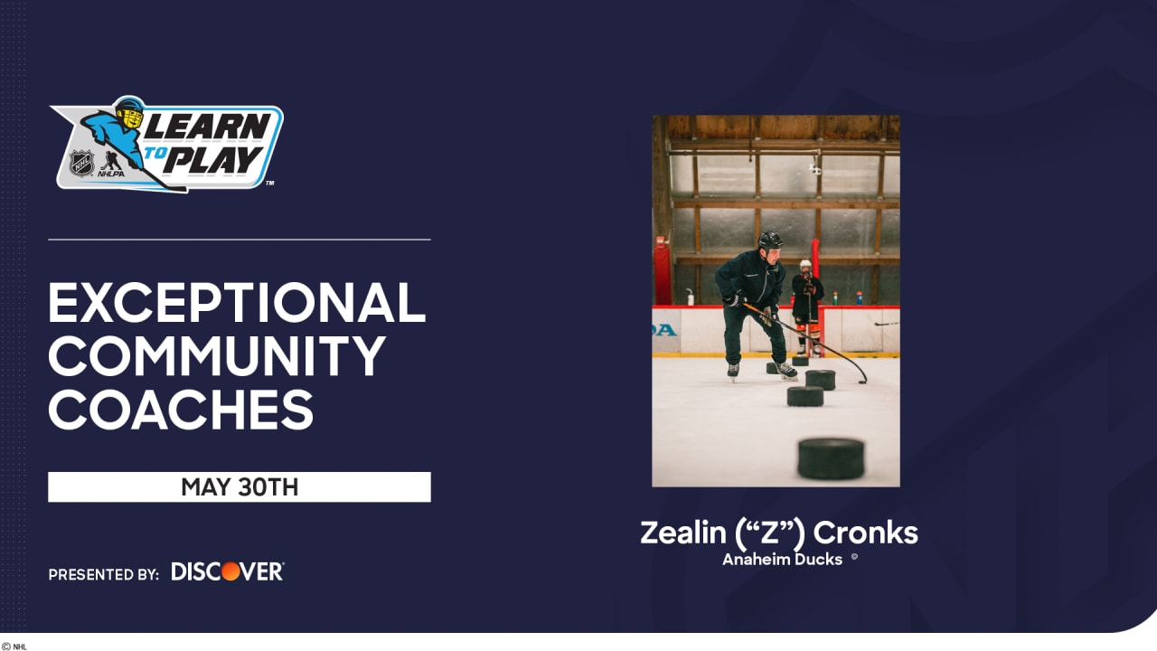Discover Exceptional Community Coaches: Zealin Cronk | NHL.com