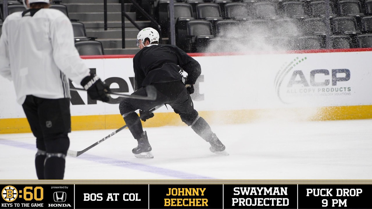 Honda B:60 | BOS at COL | Boston Bruins