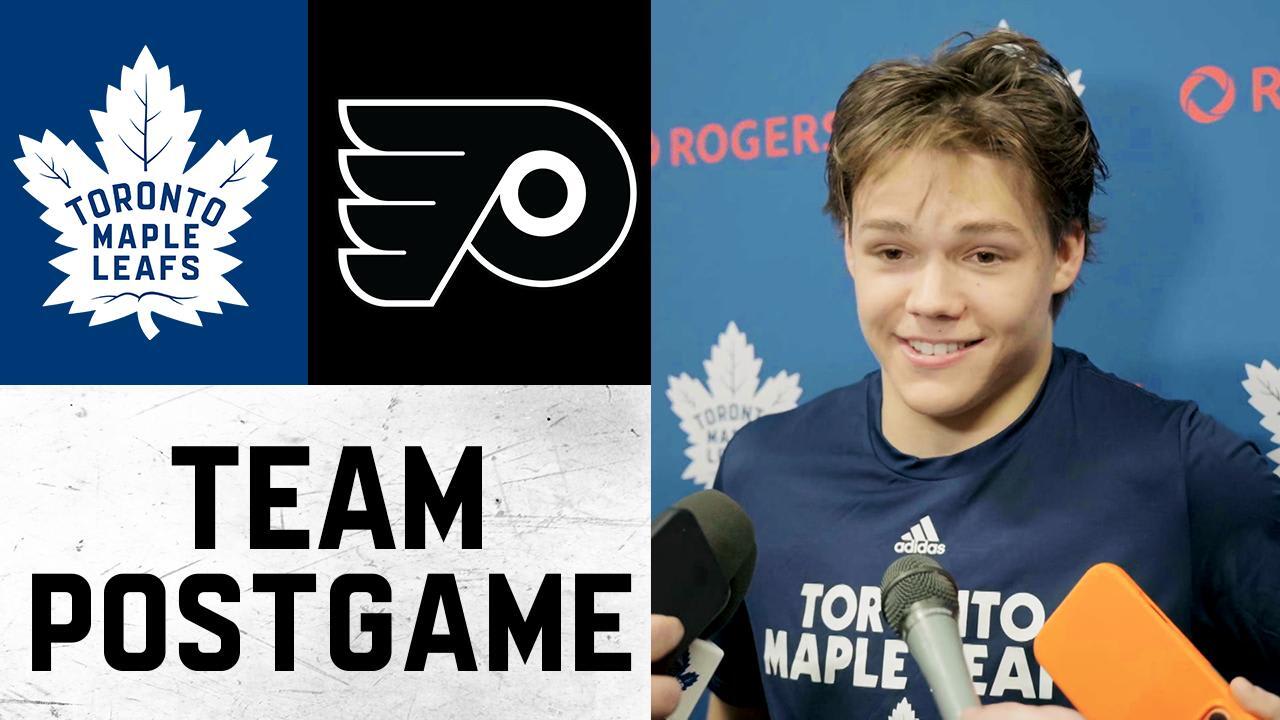 Maple Leafs Full Media Availability | Post Game at Philadelphia Flyers ...