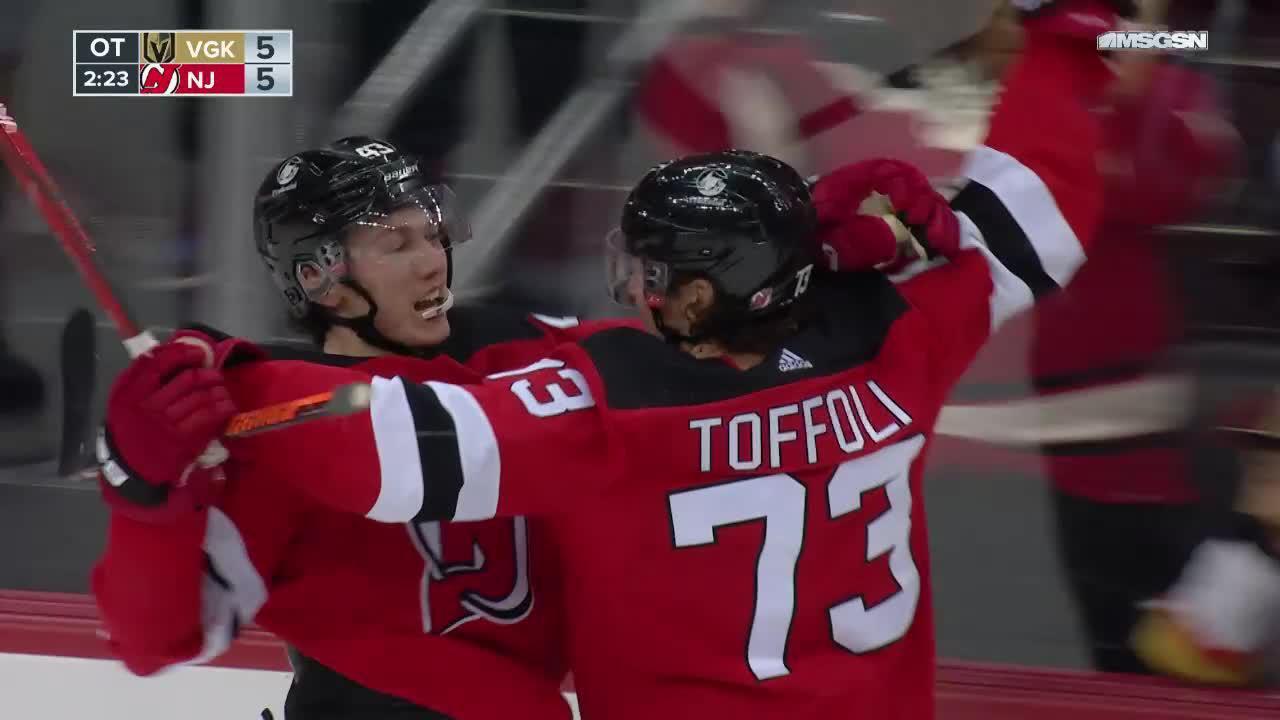 Tyler Toffoli with a Spectacular Goal from New Jersey Devils vs. Vegas ...