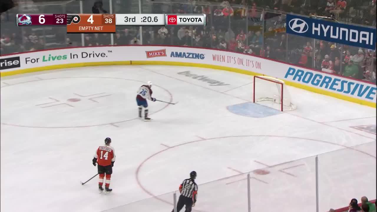 Logan O'Connor with a Short Goal vs. Philadelphia Flyers | NHL.com