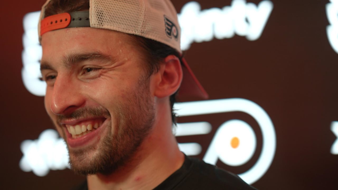 10/18 PHI vs. MIN Postgame: Noah Cates | Philadelphia Flyers