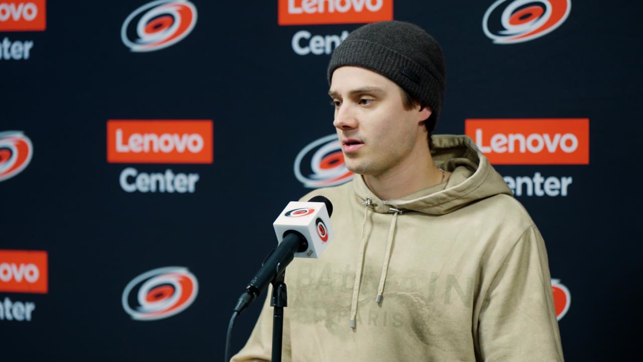 Media Availability: Sebastian Aho | Carolina Hurricanes
