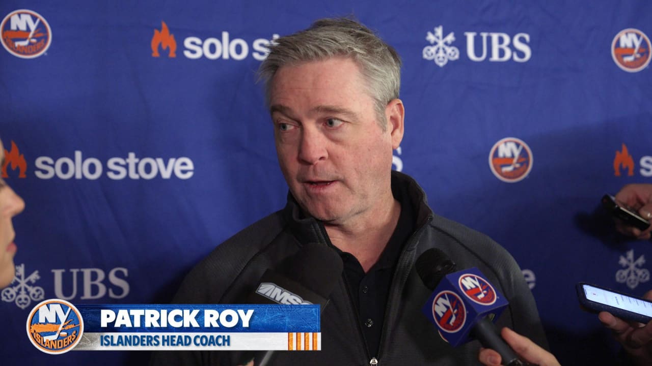 NYI at EDM 11/12: Patrick Roy | New York Islanders