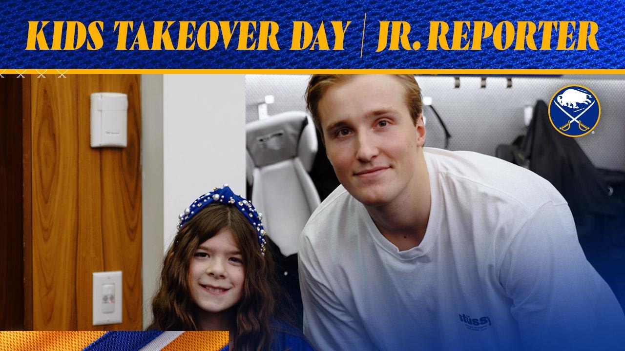 Kids Takeover Day | Jr. Reporter | Buffalo Sabres