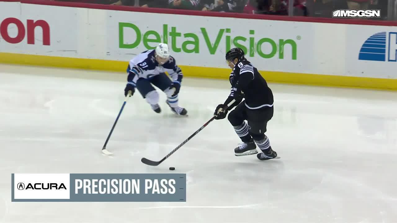 WPG@NJD: Mercer scores goal against Connor Hellebuyck | New Jersey Devils