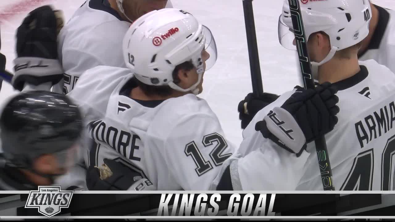 LAK@STL: Moore scores goal against Joel Hofer | Los Angeles Kings