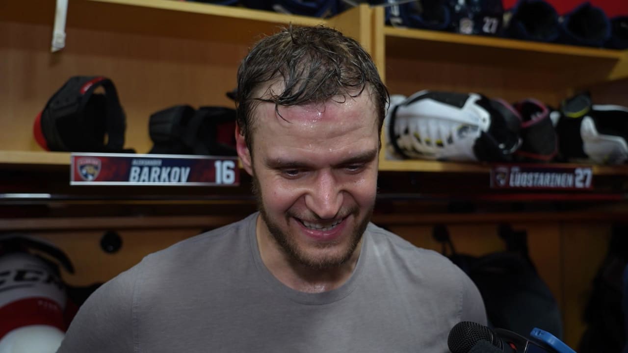 FLA vs. TBL: Postgame Interview Barkov - 3/3/25 | Florida Panthers