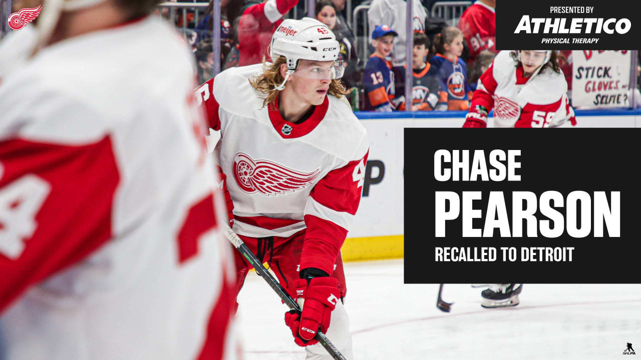 Red Wings recall Chase Pearson from Griffins | Detroit Red Wings