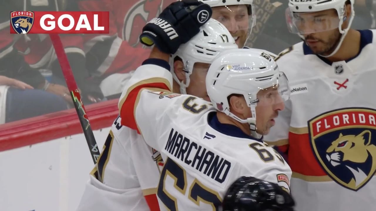 FLA at NJD: Rodrigues chips in loose puck | Florida Panthers
