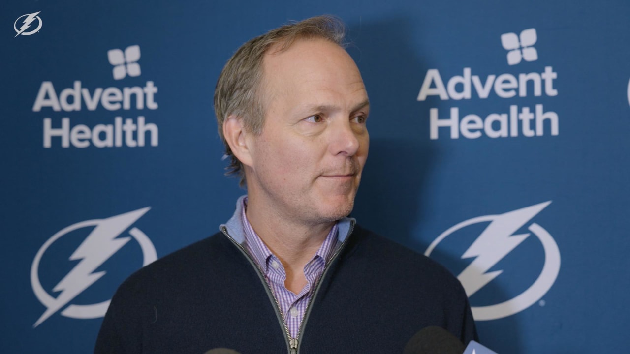Jon Cooper | Pregame at EDM | Tampa Bay Lightning