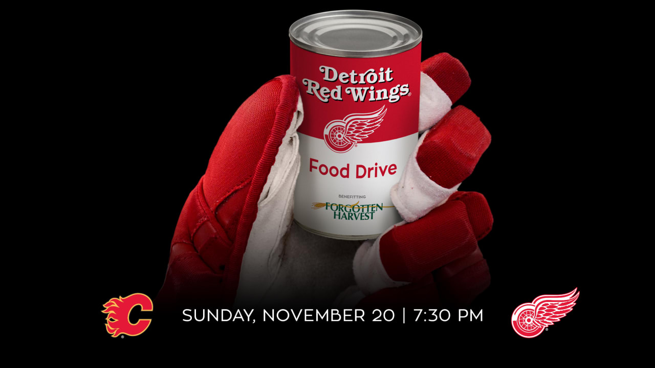 Red Wings Host Food Collection Drive | Detroit Red Wings