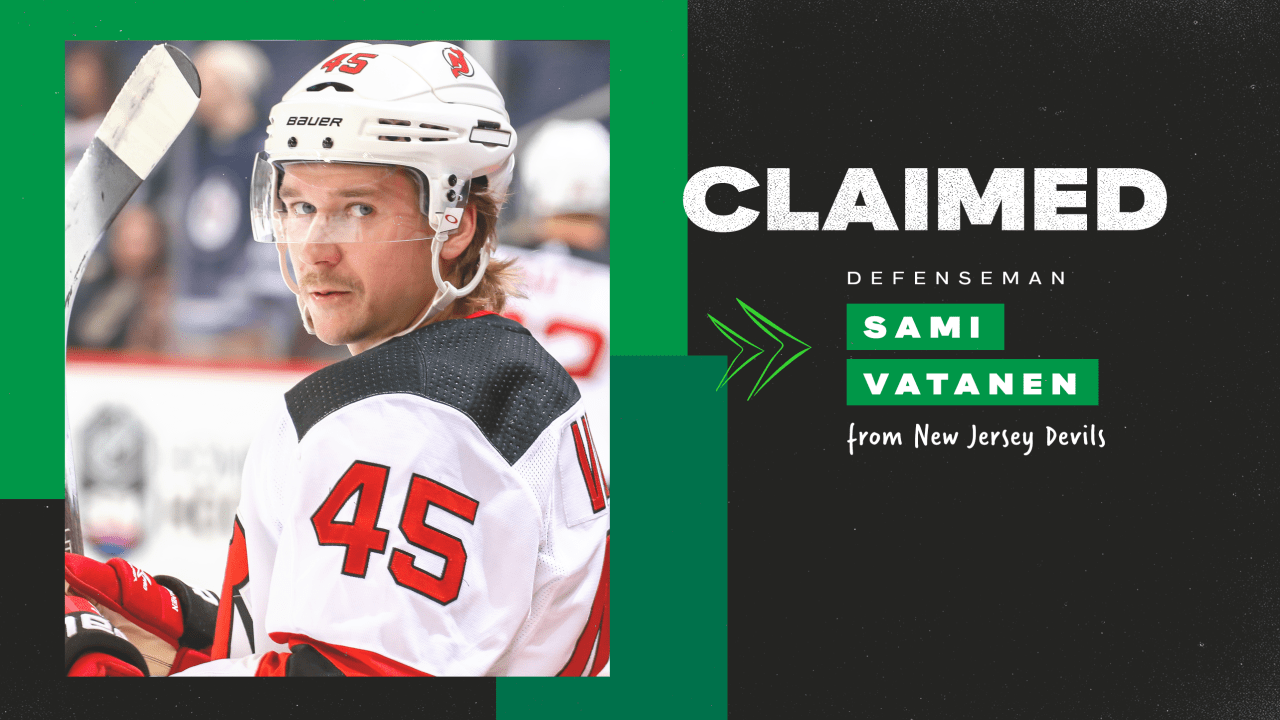 Stars claim defenseman Sami Vatanen off waivers from Devils | Dallas Stars