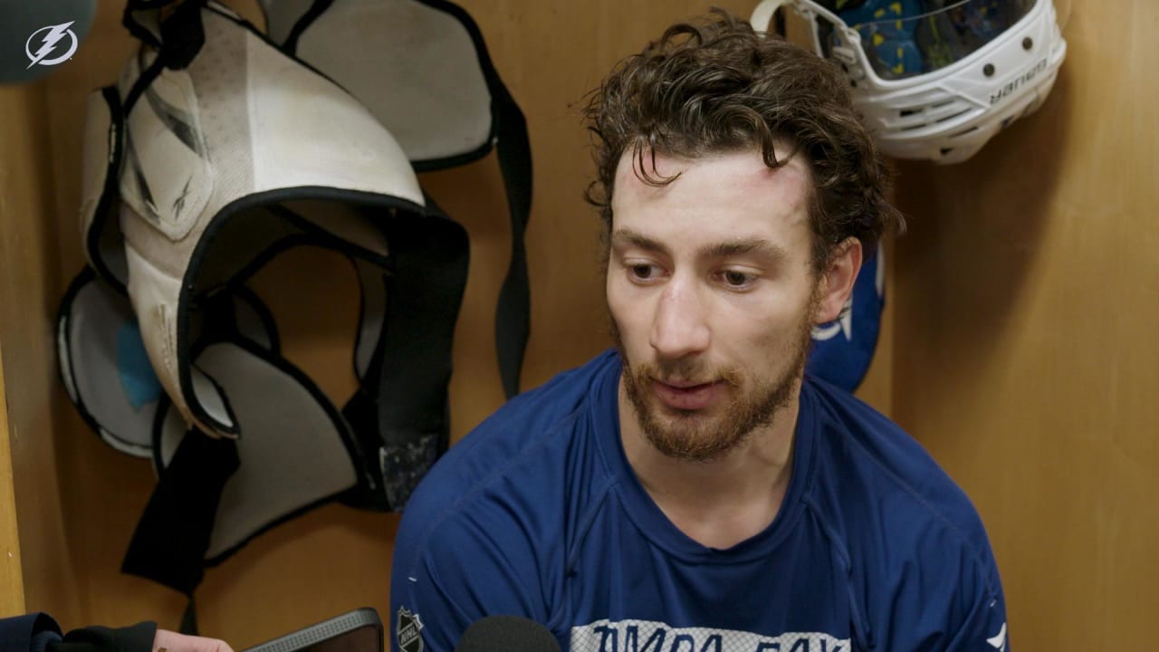 Anthony Cirelli | Pregame at New Jersey | Tampa Bay Lightning