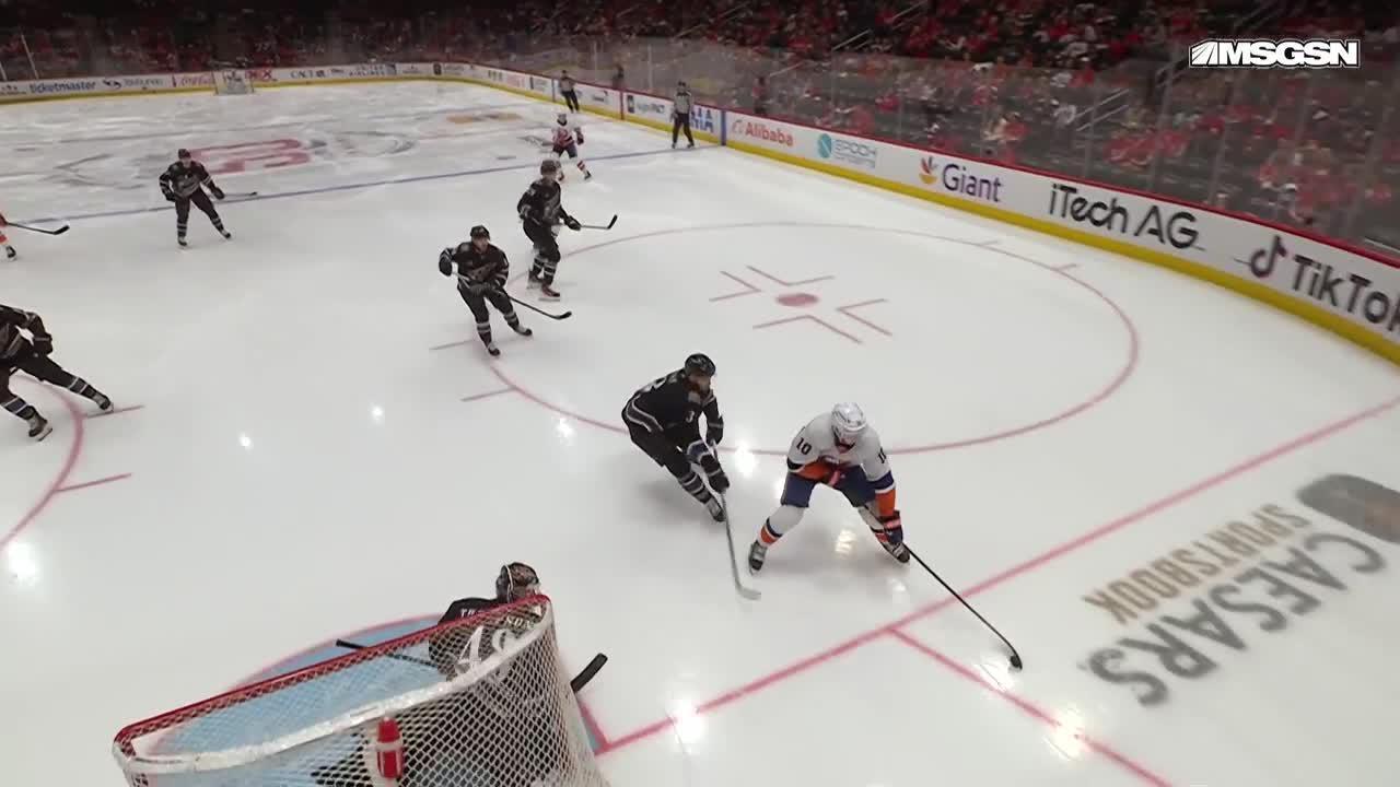 NYI@WSH: Lee scores goal against Logan Thompson | New York Islanders