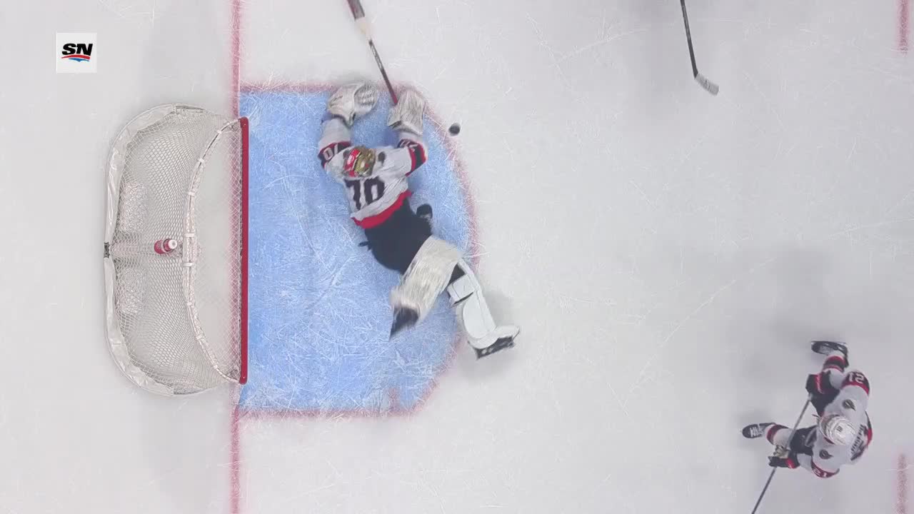 Korpisalo makes diving stop | NHL.com