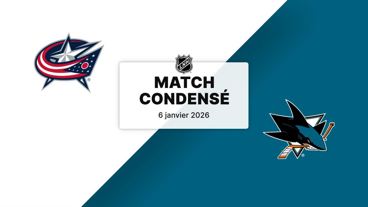 Match condensé : CBJ @ SJS 06/01/2026 | LNH.com