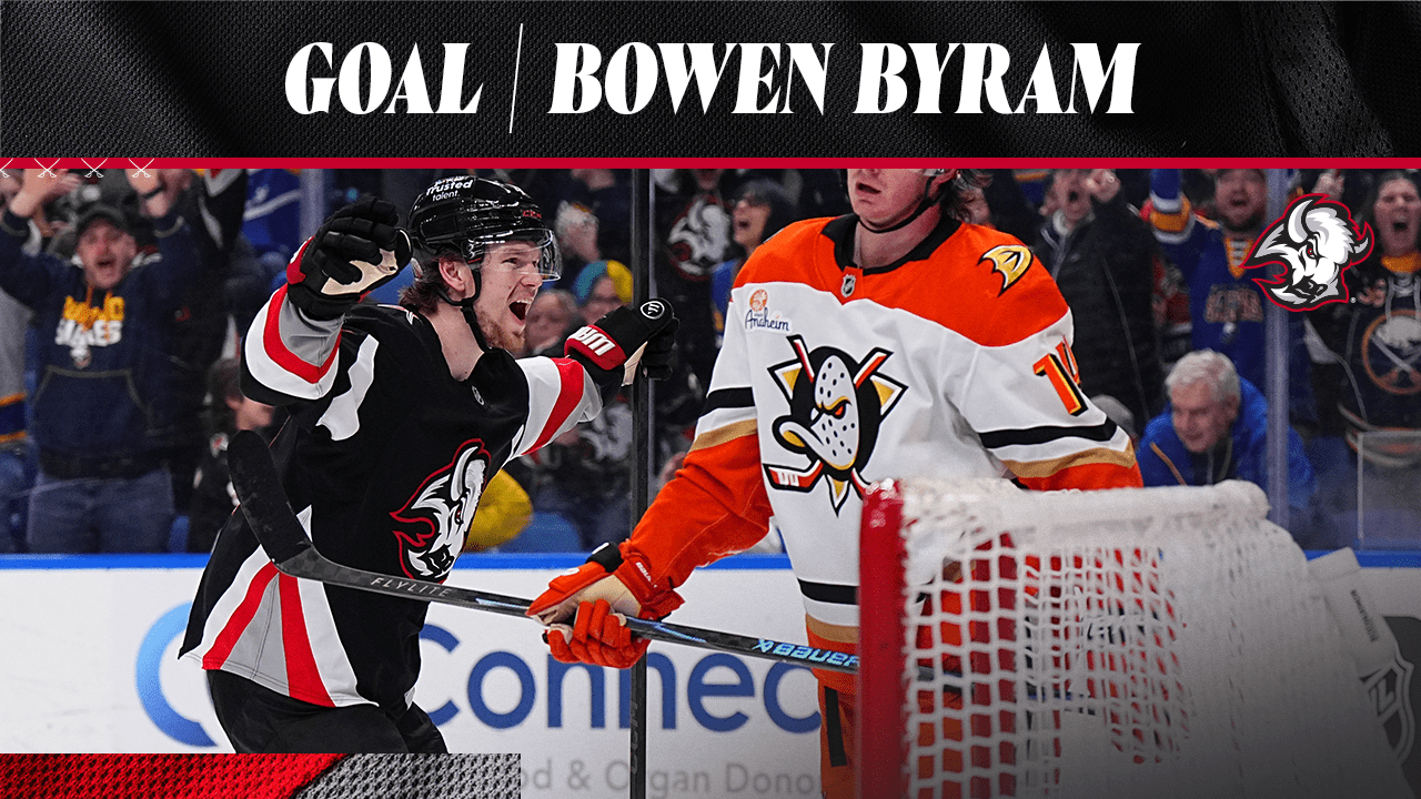 Byram | Goal vs. ANA | Buffalo Sabres