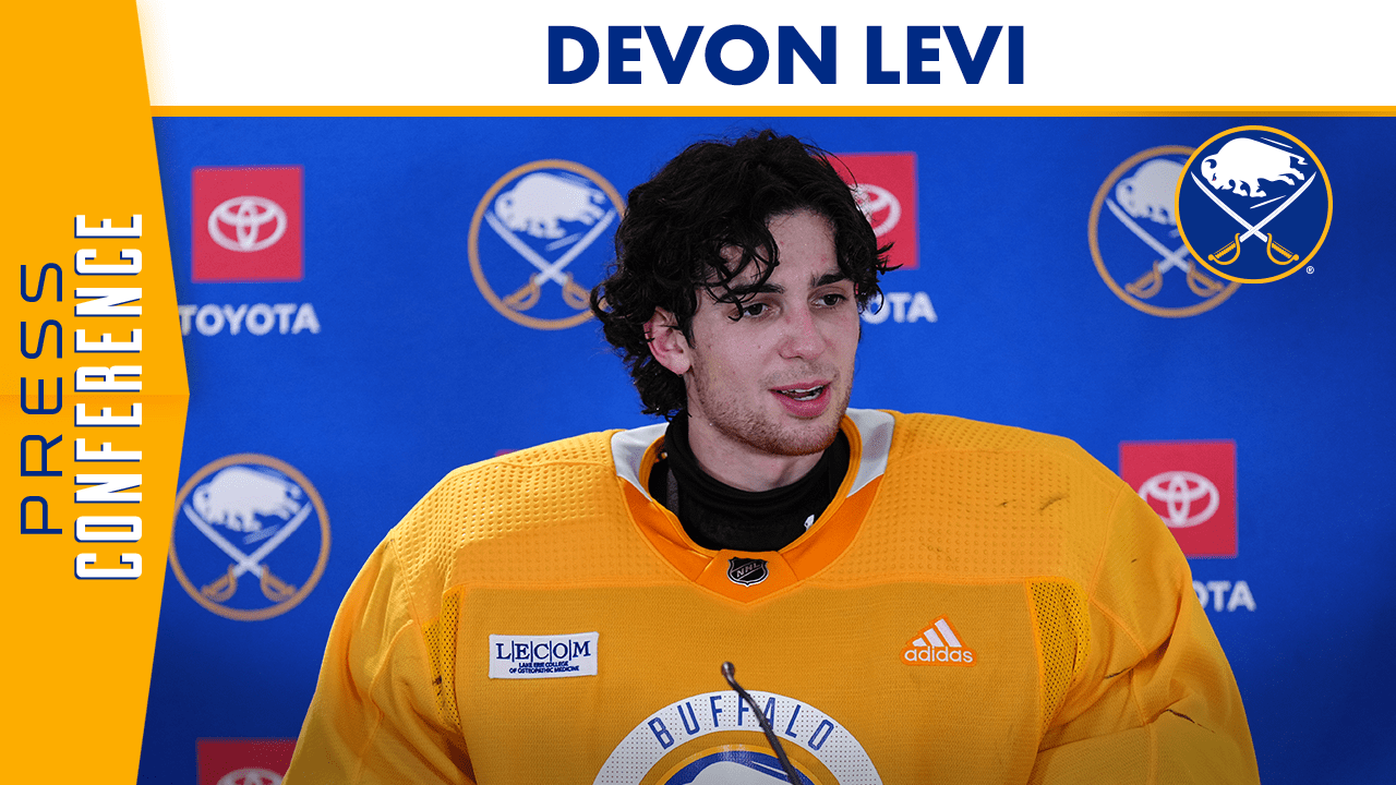 Levi After Practice | Buffalo Sabres