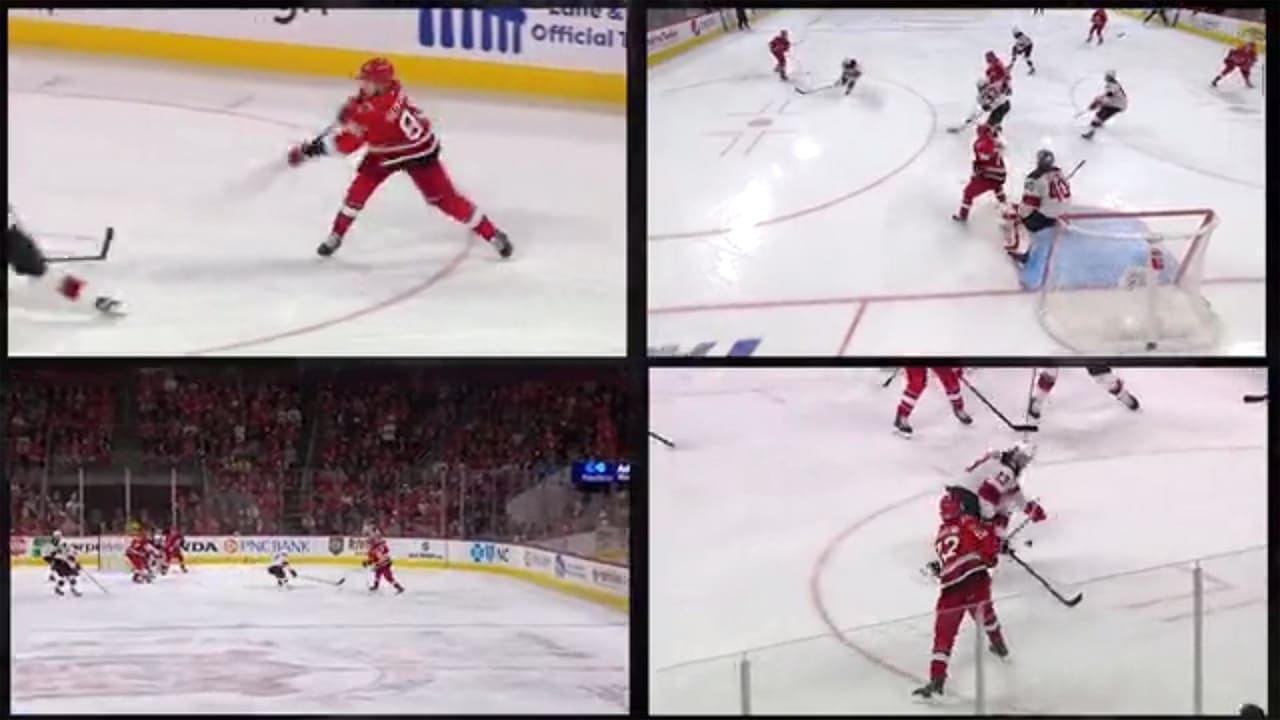 Vista única del gol de Fast en TE | NHL.com/es