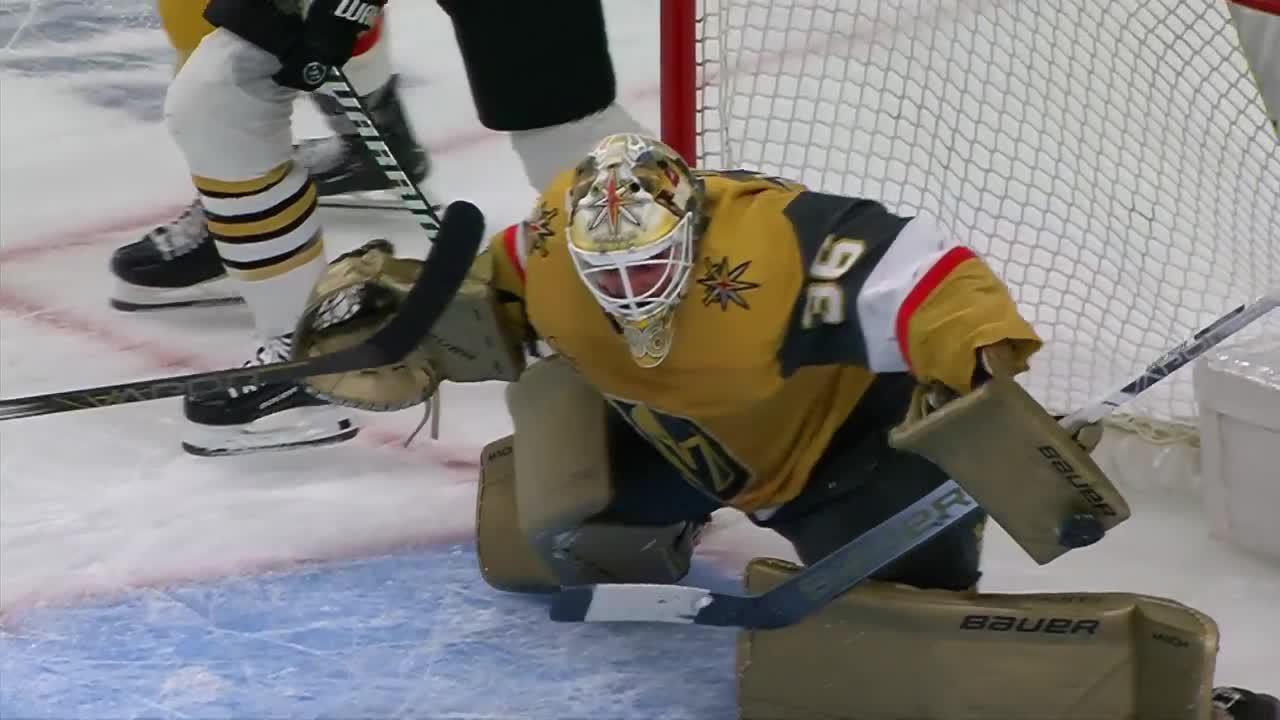 BOS@VGK: Thompson with a great save | Vegas Golden Knights
