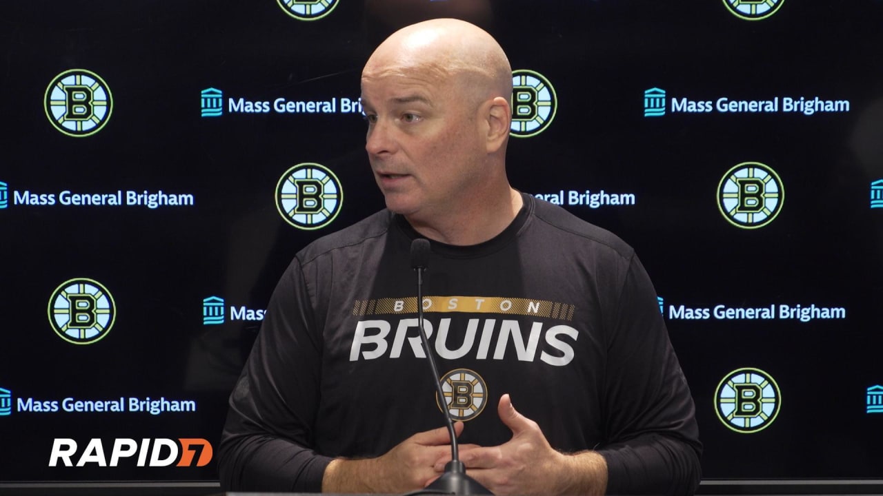 Press Room: Jim Montgomery | Boston Bruins