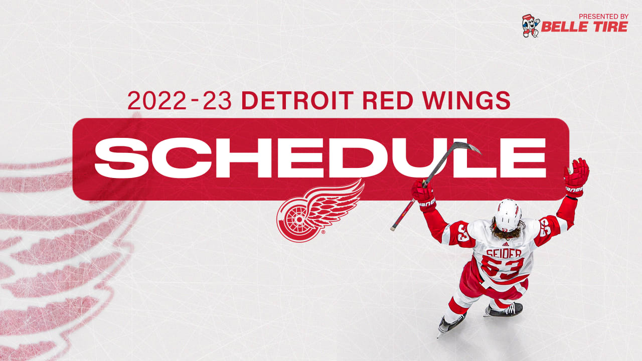 Red Wings release 2022-23 regular-season schedule | Detroit Red Wings