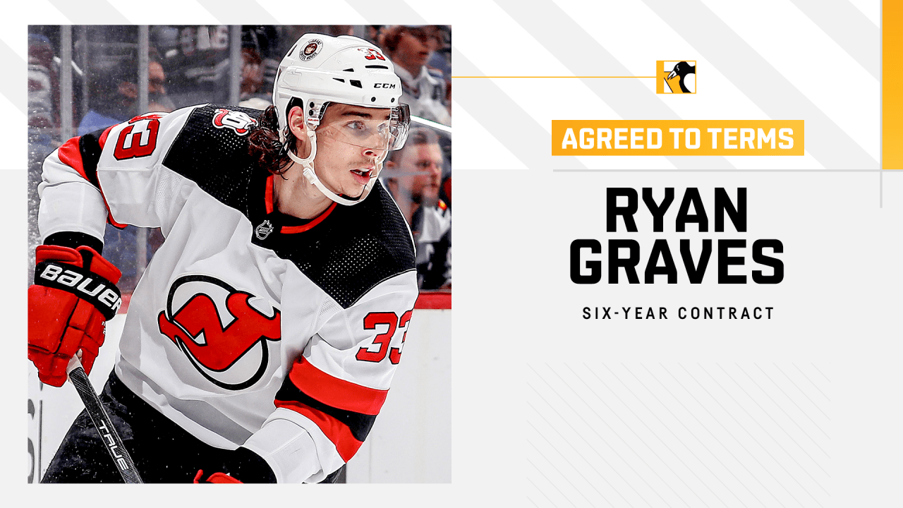 Penguins Agree to Terms with Ryan Graves on a Six-Year Contract ...