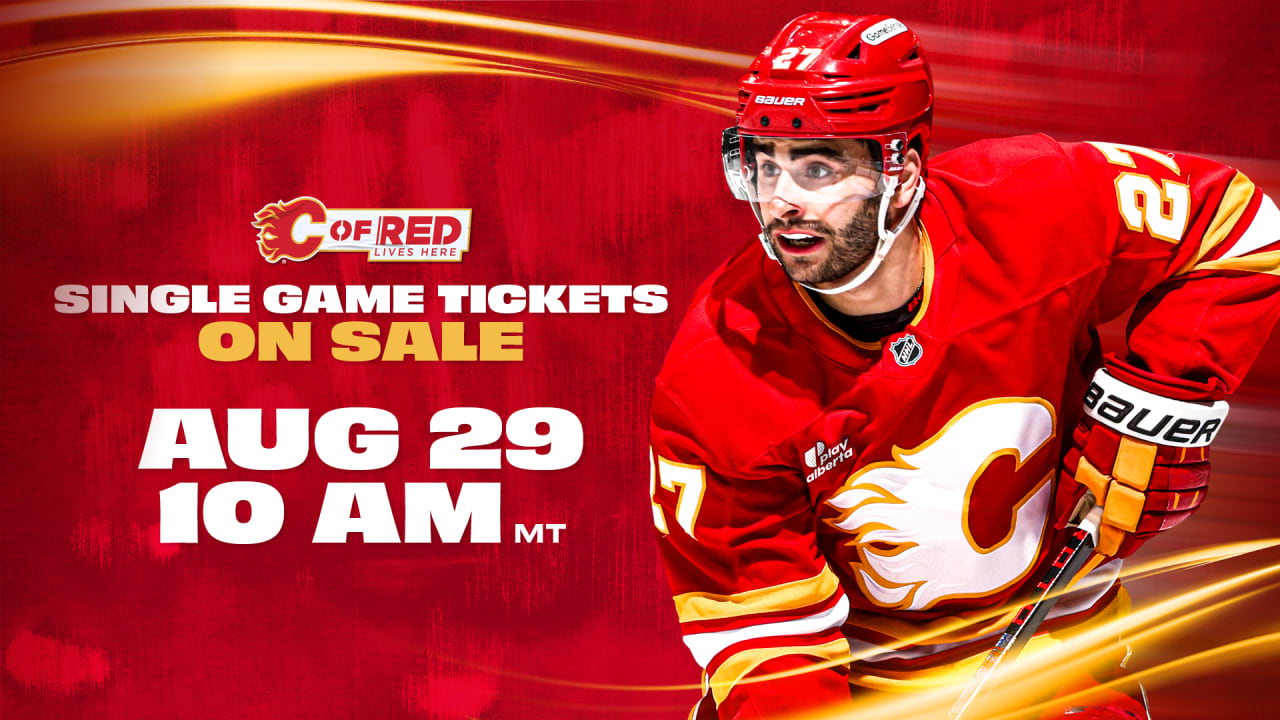 Flames Single Game Tickets On Sale On Aug. 29 | Calgary Flames
