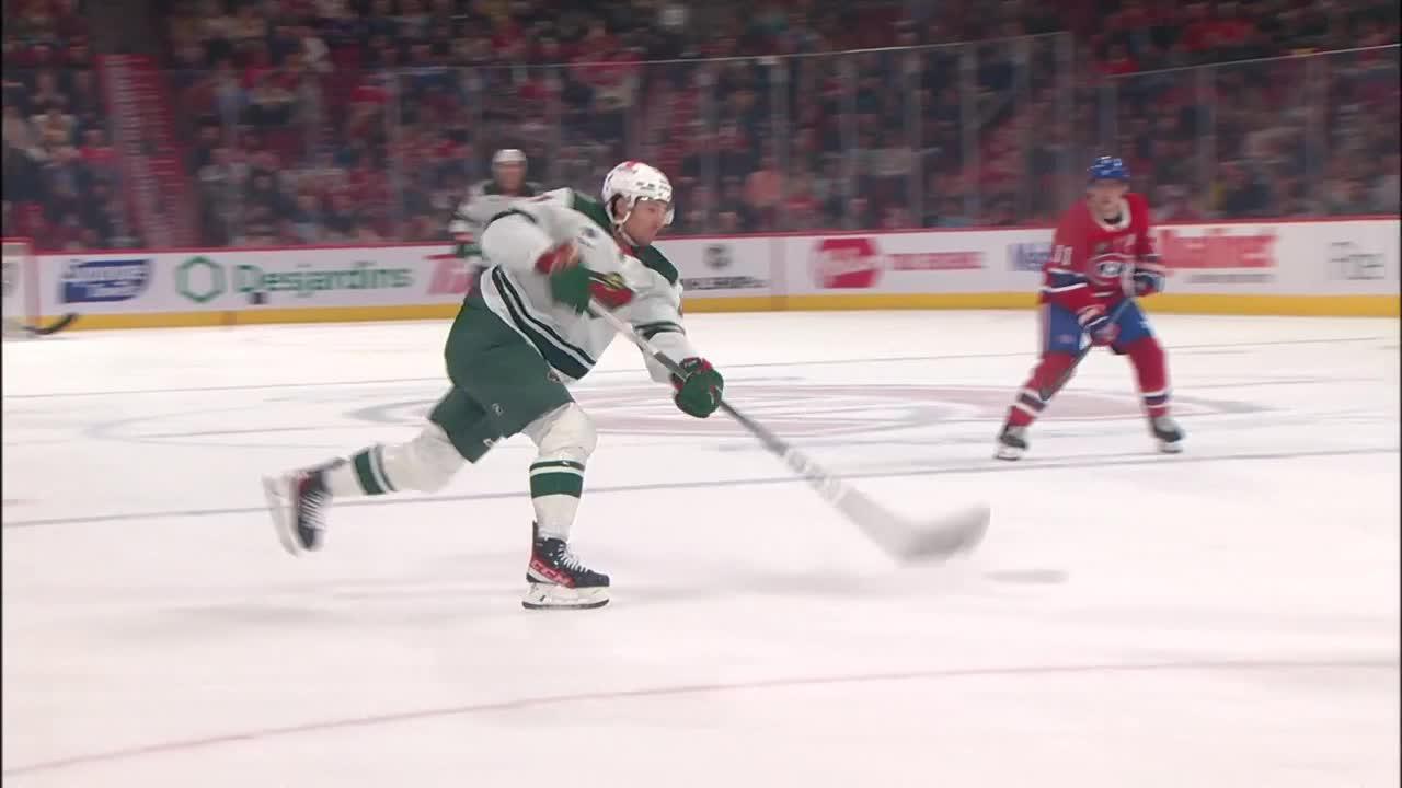 Connor Dewar with a Shorthanded Goal vs. Montreal Canadiens | Minnesota ...