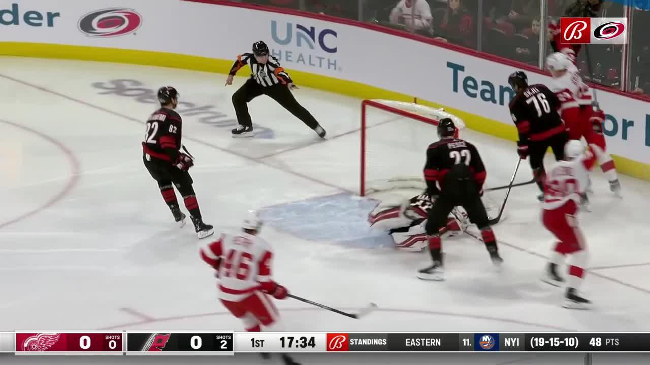 Klim Kostin with a Short Goal vs. Carolina Hurricanes | NHL.com